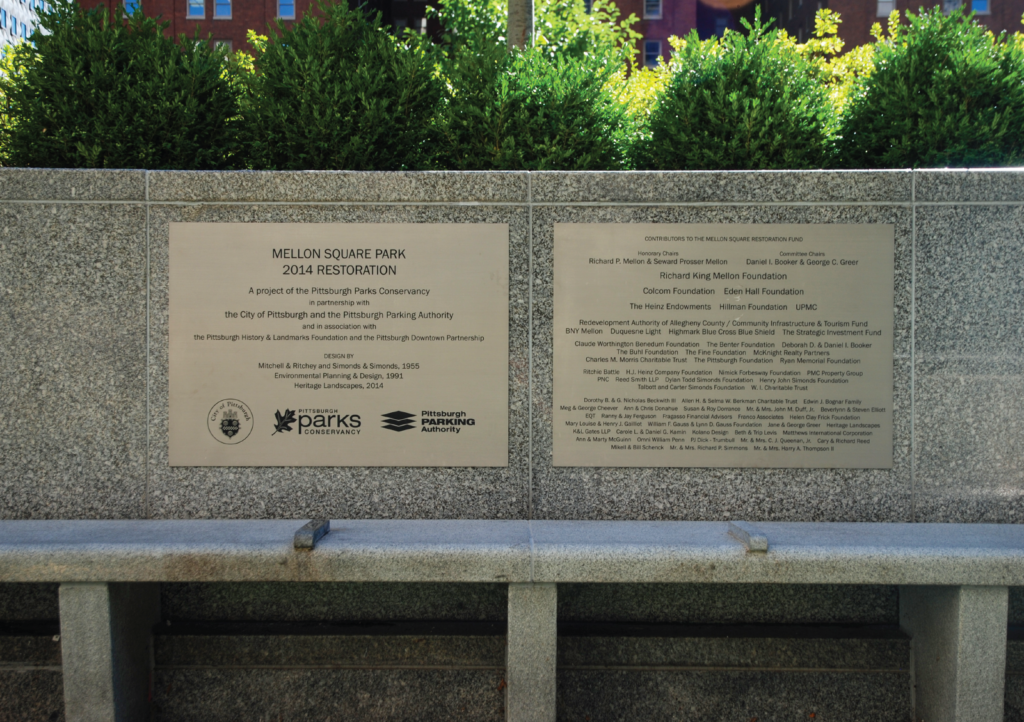 Mellon Square Park - Kolano Design